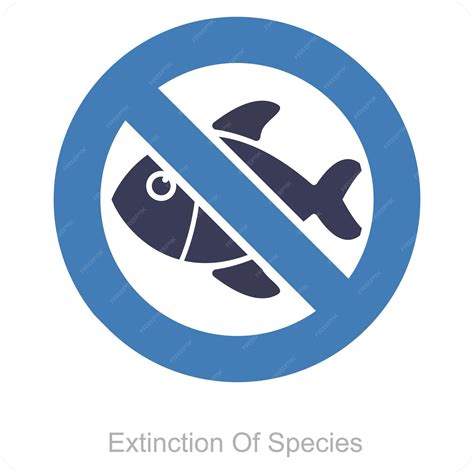 Premium Vector Extinction Of Species Icon Concept