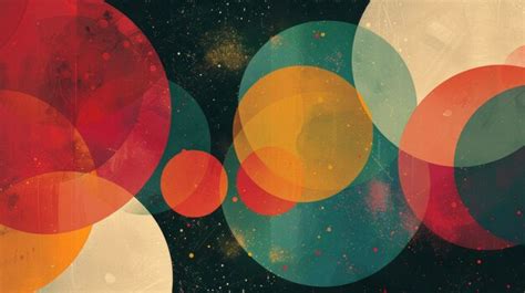 Premium Photo An Artistic Composition Made Up Of Overlapping Circles Representing The