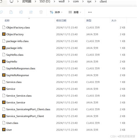 Cxf框架wsdl2java 命令详解 Csdn博客