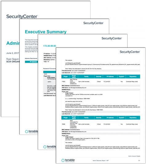 Tenable Sc Report Templates Tenable®