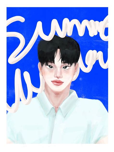 여름색깔 파랑 그림 파랑