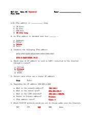 Understanding IPv4 And IPv6 Addresses Quiz Answers LAN Setup Course Hero