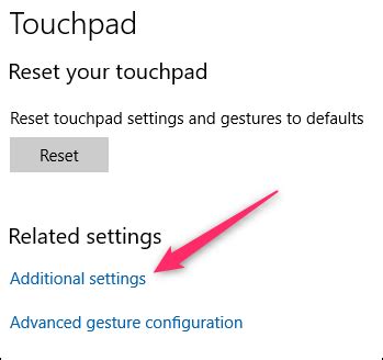 How To Reset A Touchpad To Default Settings In Windows
