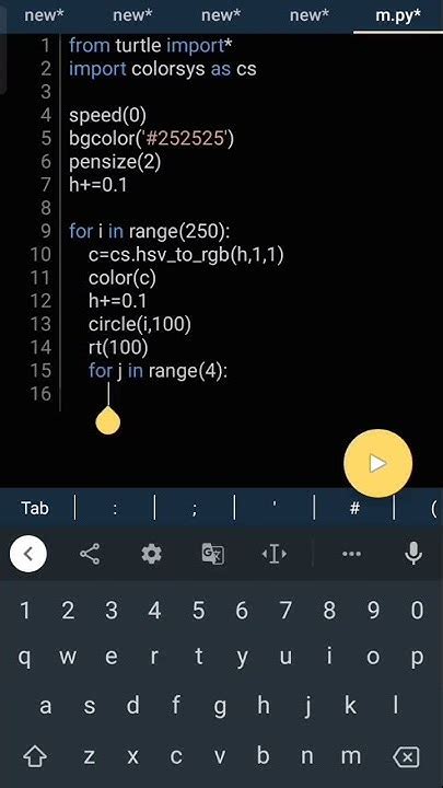 Python Turtle Graphics 🤫 Coding Status Video Instagram Reels Pythonshorts Python Youtube