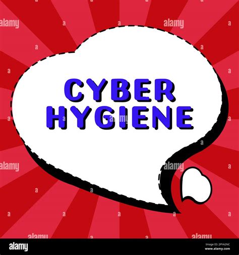 Text Sign Showing Cyber Hygiene Business Approach Steps That Computer Users Take To Improve