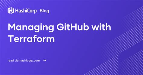 Managing Github With Terraform
