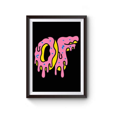 Odd Future Donuts Melt Wolf Gang Poster