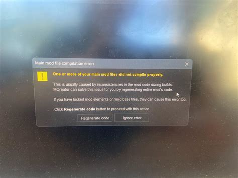 This Message Pops Up When I Try To Test My Mod Ive Tried Doing What It Says And It Doesnt
