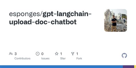 Github Espongesgpt Langchain Upload Doc Chatbot