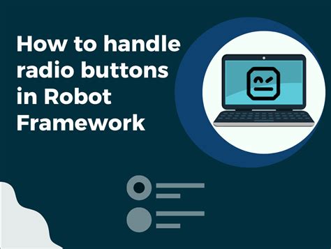 How To Handle Radio Buttons In Robot Framework
