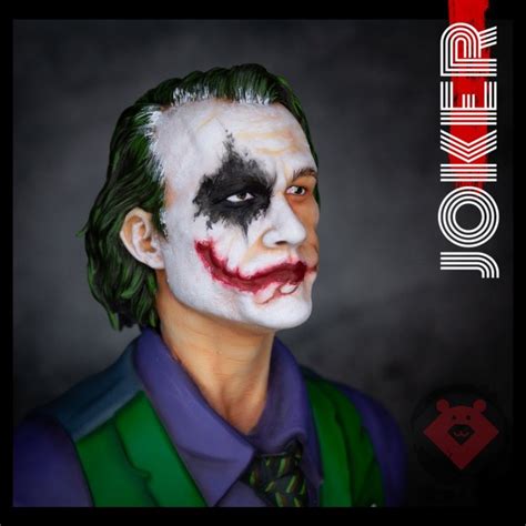 Бюст The Dark Knight - Joker (Heath Ledger) Хит Леджер Купить в ...