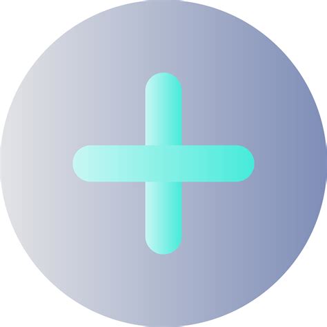 Add Button Flat Gradient Color Ui Icon Increase Volume Toolbar Control Element Menu Command