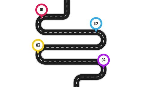 Road Map Infographic Vector Art Png Images Free Download On Pngtree