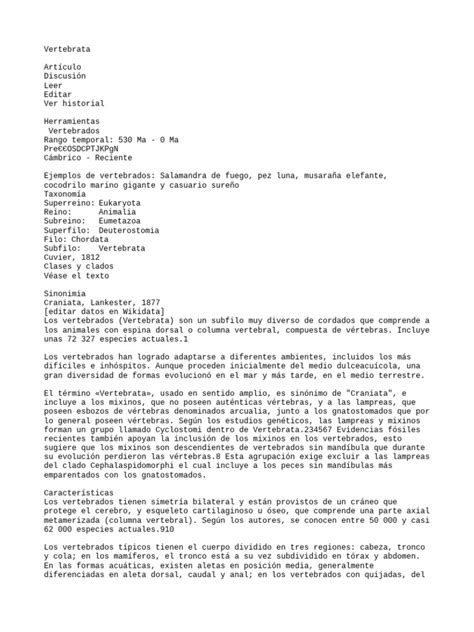 Scrip Pdf Vertebrados Sistema Circulatorio