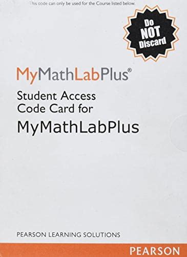 Mymathlab Pearson