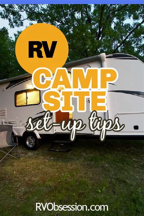 RV Campsite Setup Tips RV Obsession
