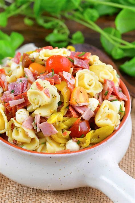 Italian Tortellini Pasta Salad Recipe Recipe Cart