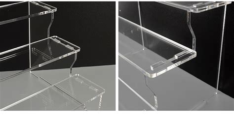 조립식 계단형 3단 아크릴 진열대 젠트레이드