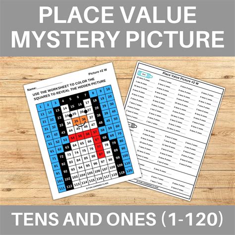 Place Value Mystery Picture Exercise 1 Your Home Teacher