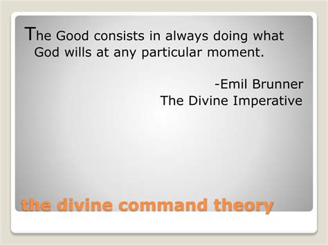 Ppt Divine Command Theory Powerpoint Presentation Free Download Id 2444515