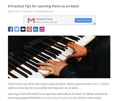 The Most Practical Tips Any Adult Can Adopt For Quicker Progress In Learning The Piano Merriam