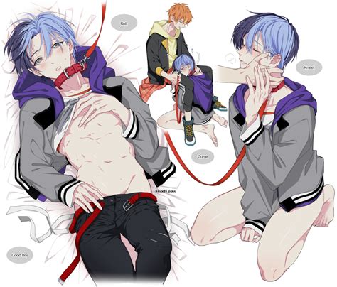 Rule 34 2boys Aoyagi Touya Collar English Text Gay Leash Malemale
