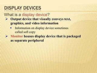 Output Devices PPT