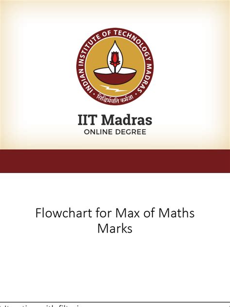 Lecture 2 8 Flowchart For Max Marks Pdf Computer Programming Applied Mathematics