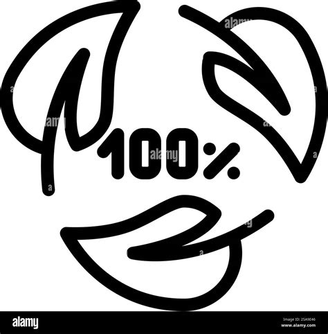 Biodegradable Waste Sorting Line Icon Vector Biodegradable Waste