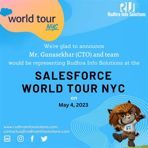 Rudhra Info Solutions On Linkedin Salesforce Salesforceworldtour Salesforcepartner Ris