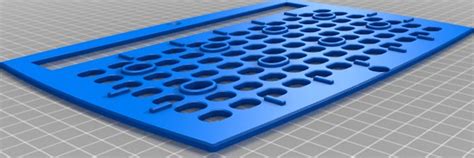 Lamp Words For Life Vi Keyguard By Volksswitch 3d Model