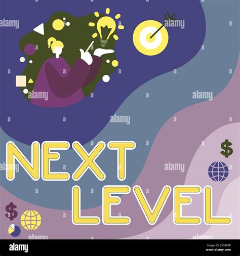 Writing Displaying Text Next Level Business Overview Having More Than
