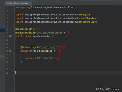 【springboot 从入门到开发】51 编写第一个接口“hello World“spring Boot用get方法输出