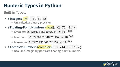 Real Python On Linkedin 🐍📺 Introduction To Integers And Floating Point
