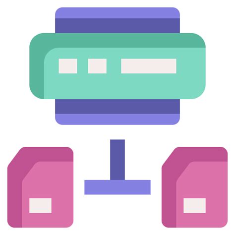 Database Generic Color Fill Icon