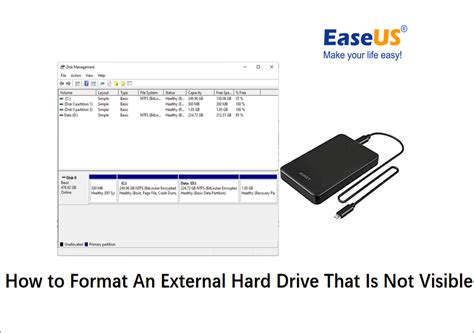 How To Format An External Hard Drive That Is Not Visible Full Guide