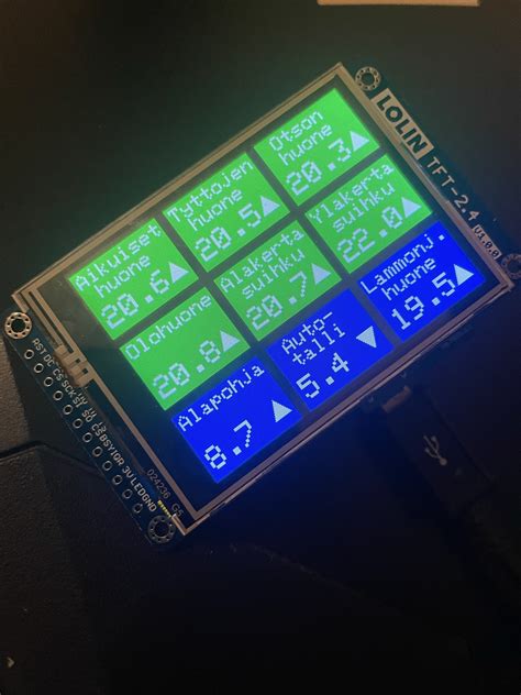Github Jouzer Foxer Iot Screen Esp8266 Arduino Wemos Tft 2 4 Load Up To 9 Temperature