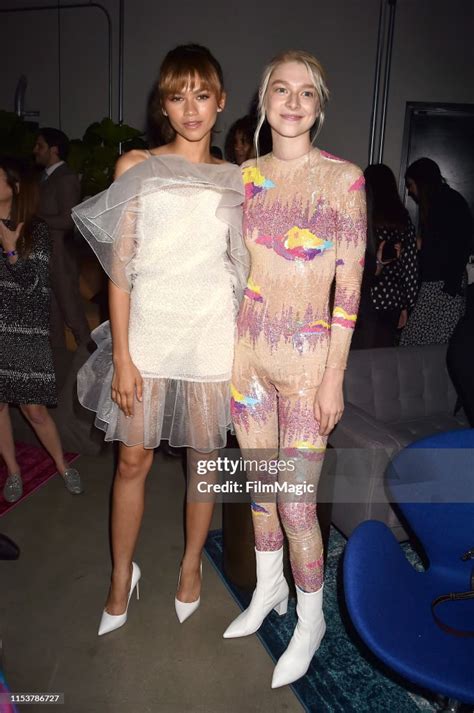 Zendaya And Hunter Schafer Attend Hbos Euphoria Premiere After