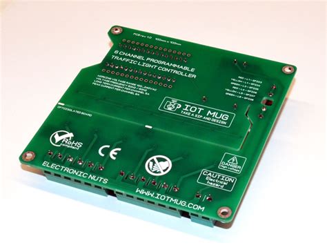 6ch Traffic Light Controller Arduino Based Programmable Board Iotmug Traffic Light Controller