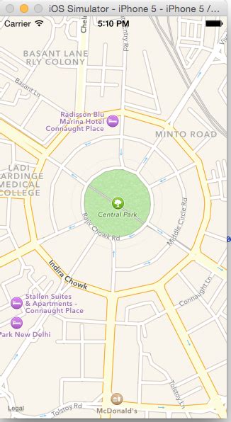 Mapview And Annotation In Ios Iphone Ipad Ipod Application Development