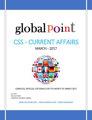 Fillable Online Current Affairs Notes Archives The CSS Point Fax Email Print PdfFiller