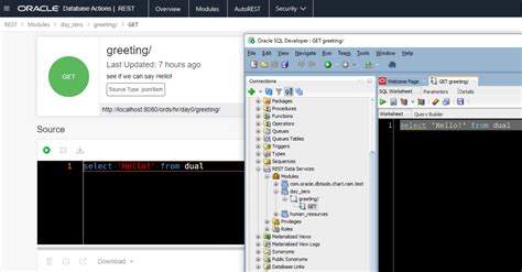 Create A Ords Rest Api In A Single Plsql Call
