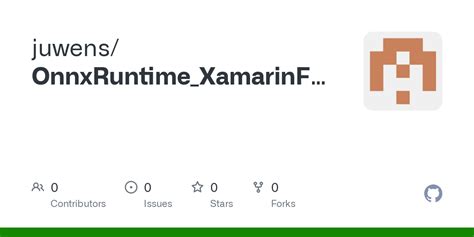Github Juwensonnxruntimexamarinformsmissingmethodexception
