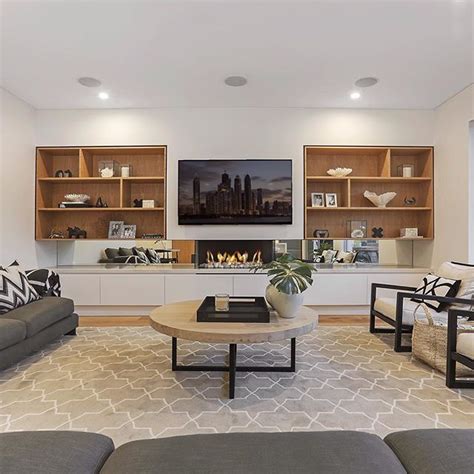 Creating Inbuilt Cabinets Like These Around Your Television Maximises