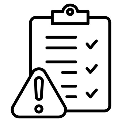 Compliance Risk Icon Line Vector Illustration 35389319 Vector Art At