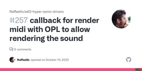 Callback For Render Midi With Opl To Allow Rendering The Sound · Issue