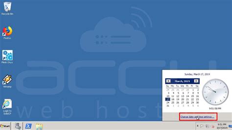 How To Change Time Zone In Window Server AccuWebHosting