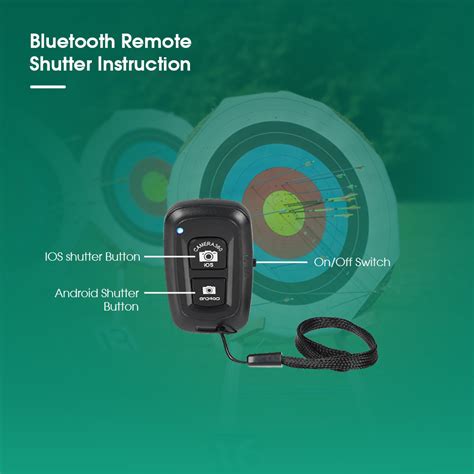 Svbony Mini Wireless Compatible Remote Shutter Controller Button Self Timer Camera Stick Shutter