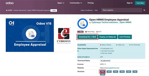 Tutorial Instalasi Modul Extra Open Hrms Employee Appraisal Pada Odoo