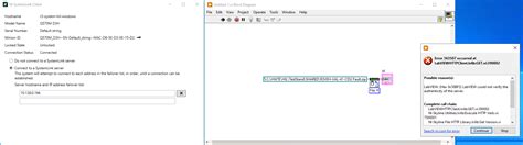 error 363507 labview could not verify the authenticity of the server when uploading a file ni